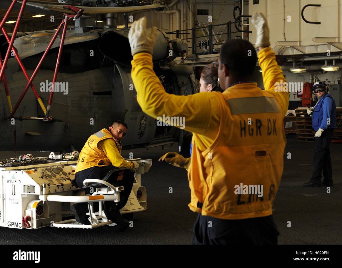 Ship hand signals hi-res stock photography and images - Alamy