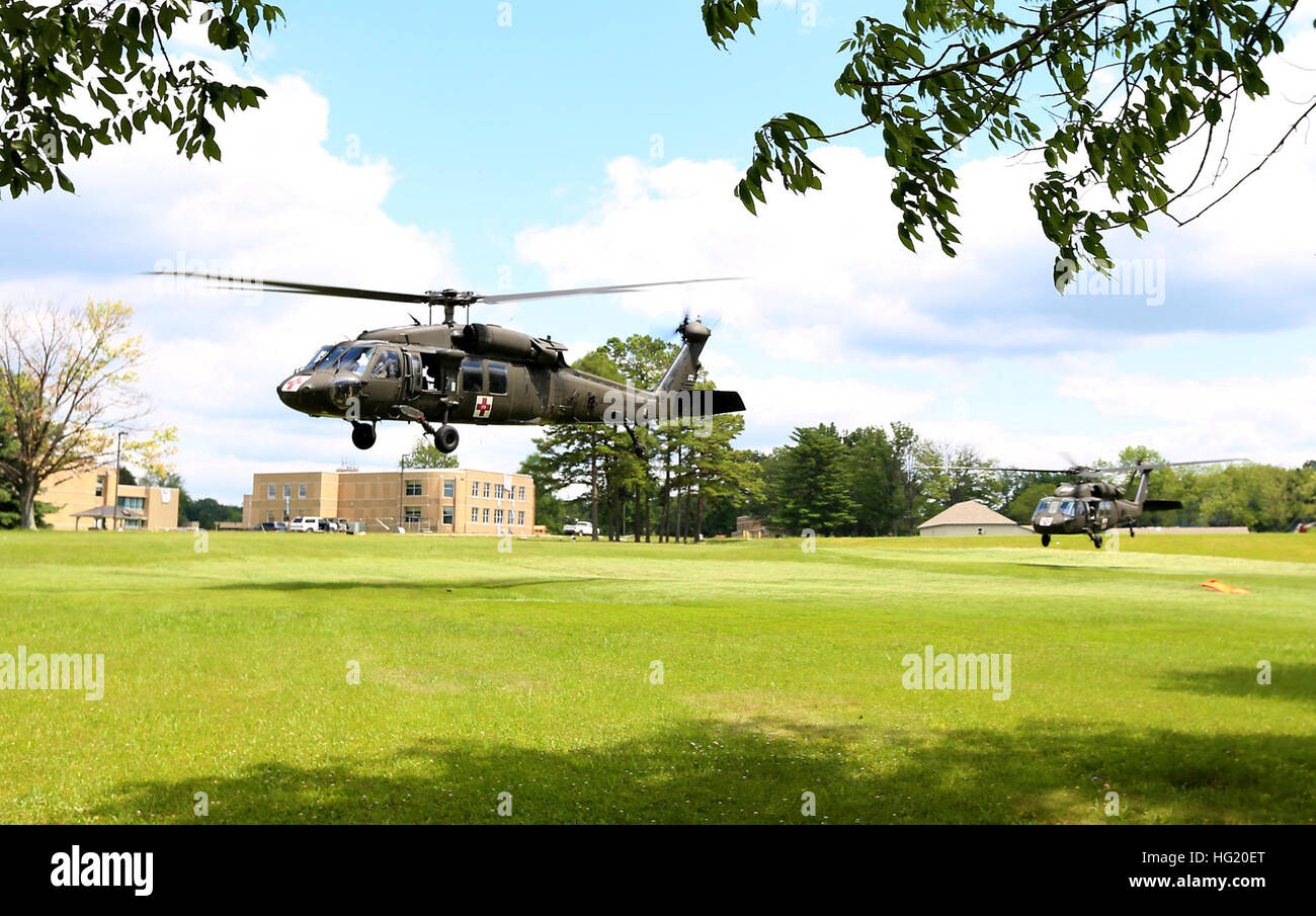 HH-60M medevac helicopters from the 83rd Chemical Battalion, also known ...