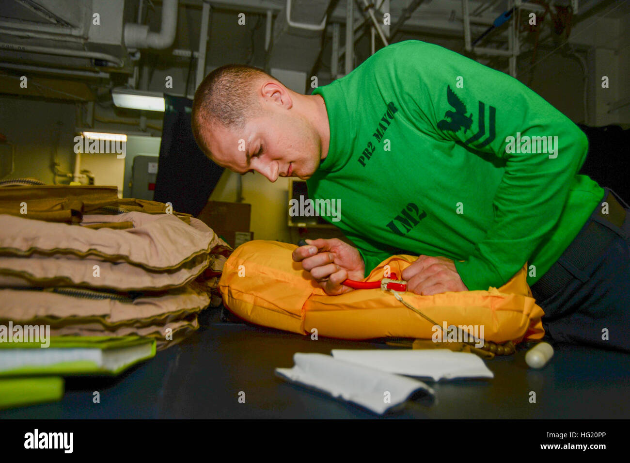 Aircrew Survival Equipmentman 2nd Class Michael Mayor, from Omaha, Neb ...