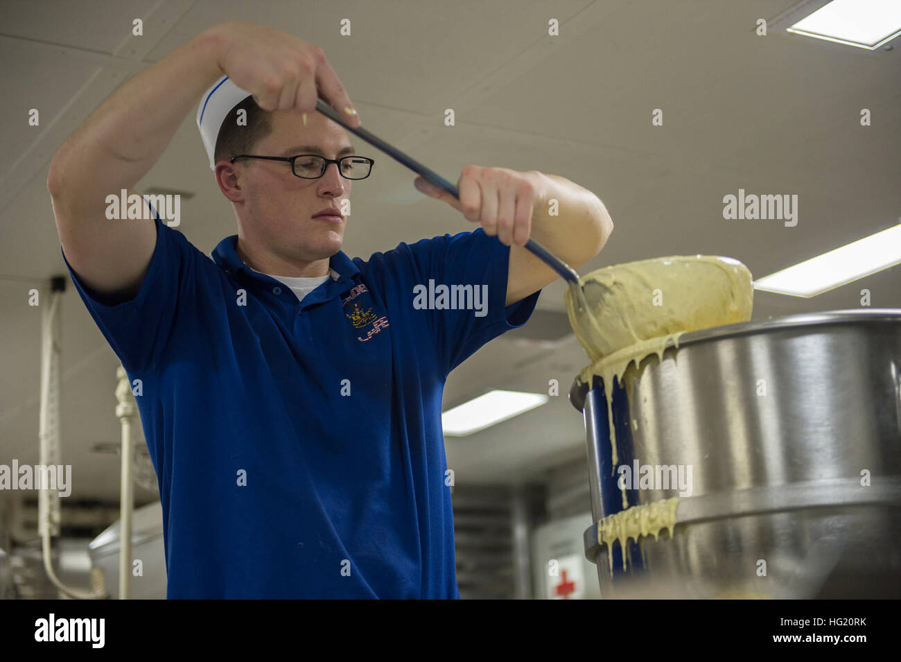 Air-Traffic Controller 3rd Class Mark Valencourt, a food service ...