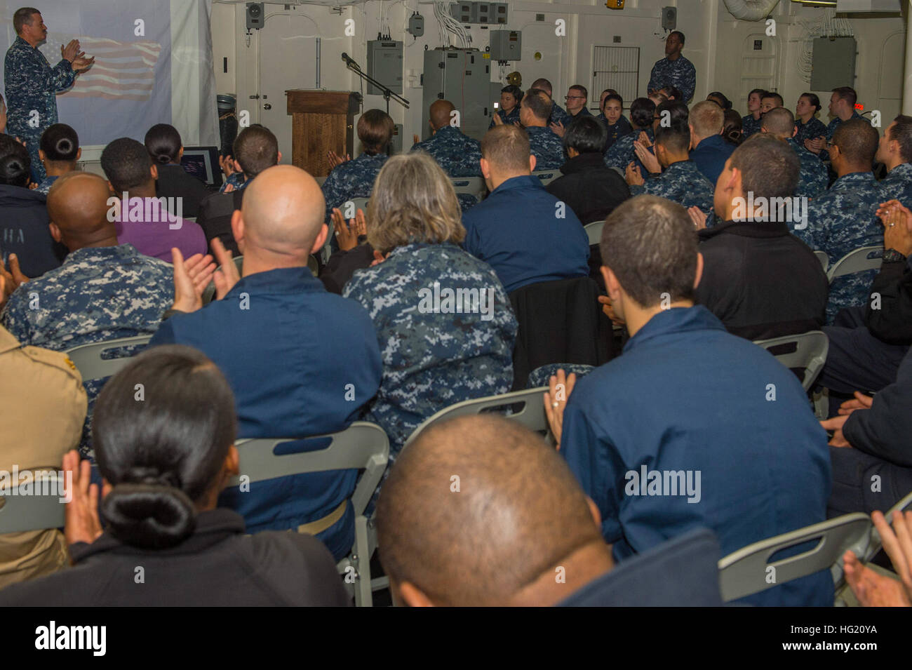 Capt. Robert A. Hall Jr., commanding officer of future amphibious ...