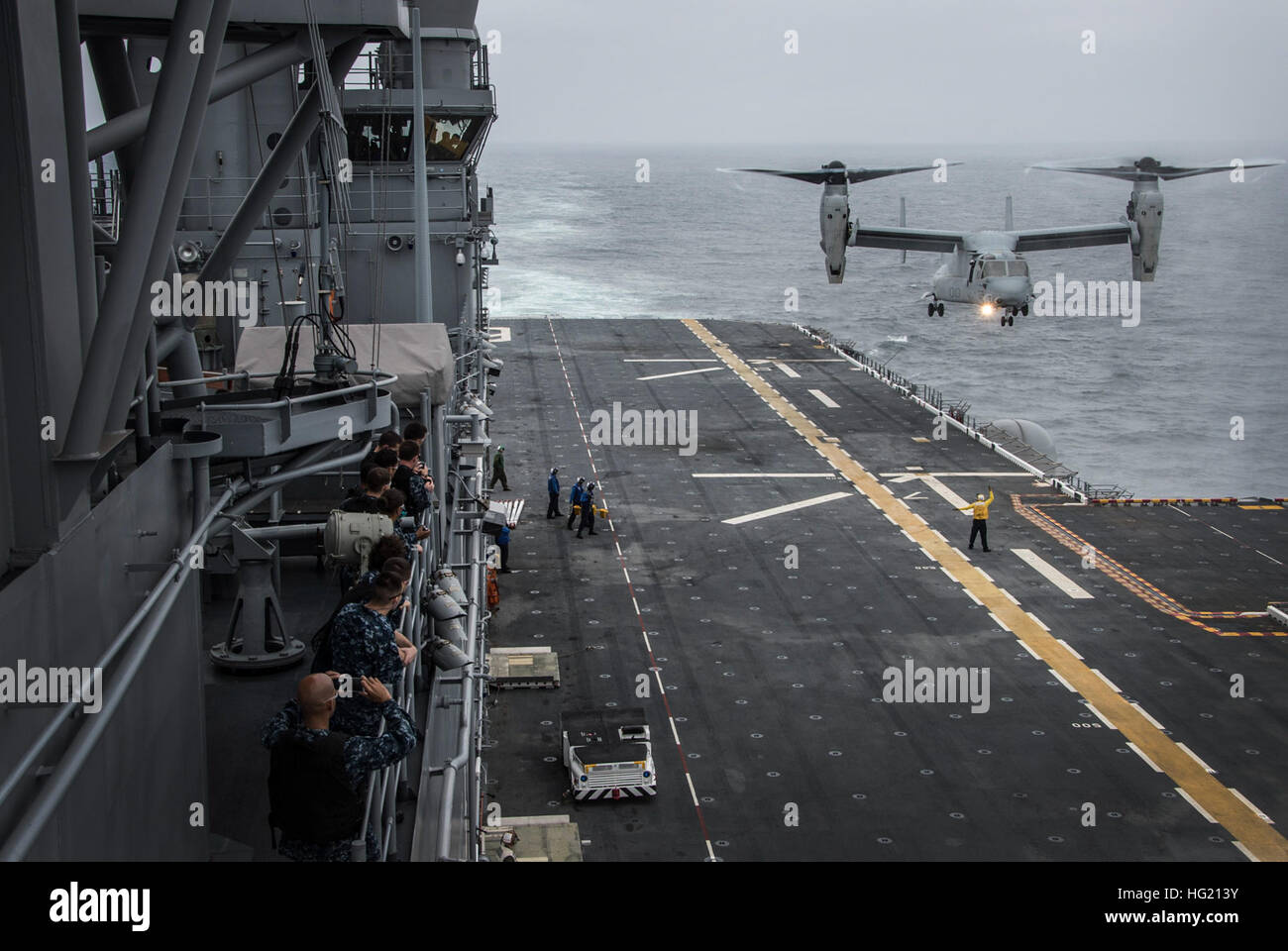 An MV-22 Osprey assigned to the “Argonauts” of Marine Operational Test ...