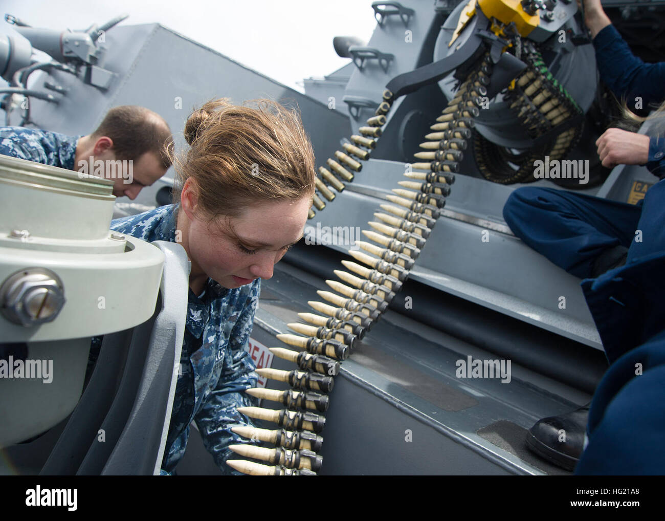 Fire Controlman 3rd Class Nicole Pyles, assigned to future amphibious ...