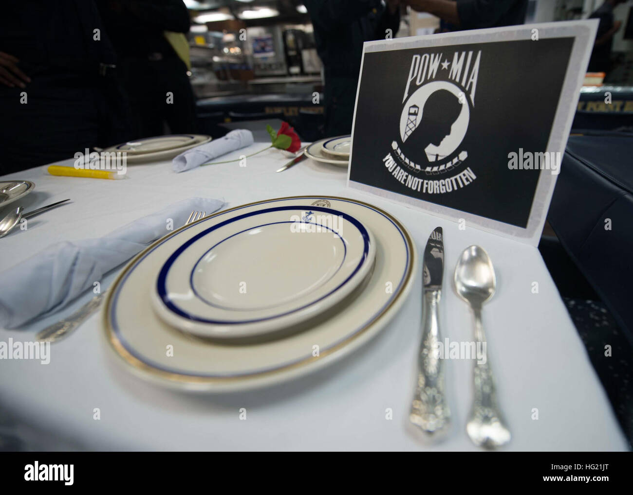 Missing table setting hi-res stock photography and images - Alamy