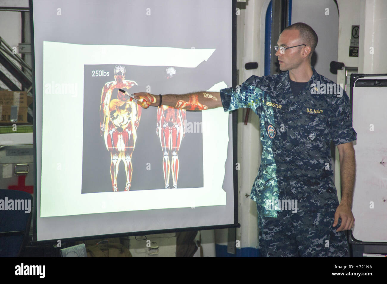 Lt. Kevin Bernstein, family medicine physician embarked with Fleet ...