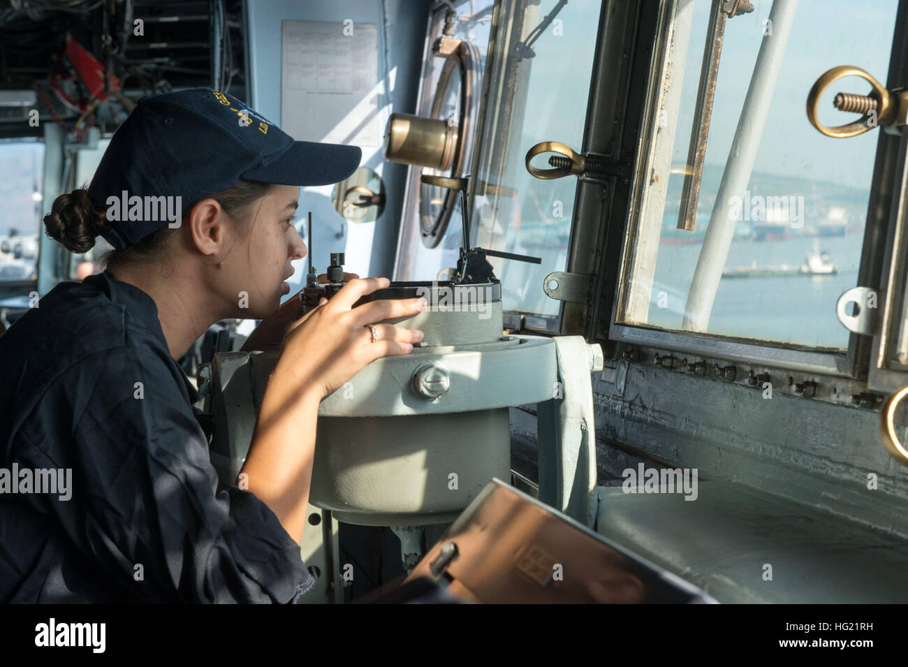 Conning officer hi-res stock photography and images - Alamy