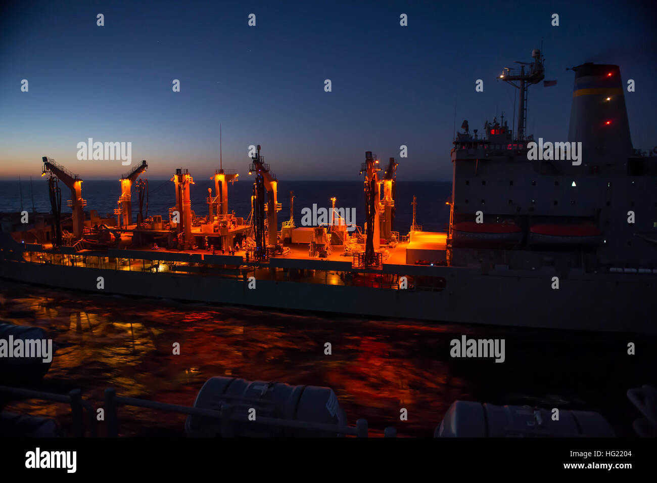 Military Sealift Command (MSC) fleet replenishment oiler USNS Yukon (T ...