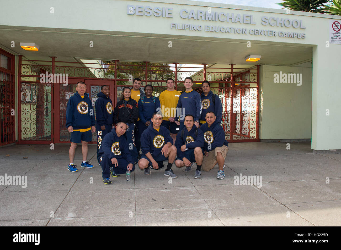 Sailors assigned to future amphibious assault ship USS America (LHA 6 ...