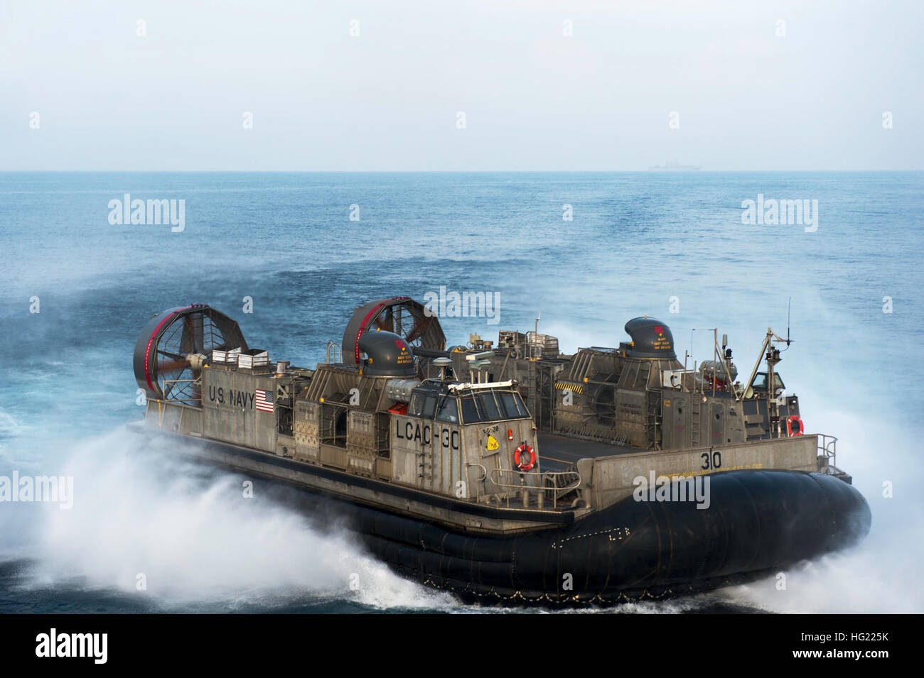 Landing Craft Air Cushion (LCAC) 30, assigned to Naval Beach Unit (NBU ...