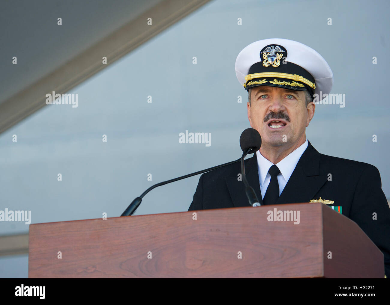 Capt. Robert A. Hall Jr., commanding officer of amphibious assault ship ...