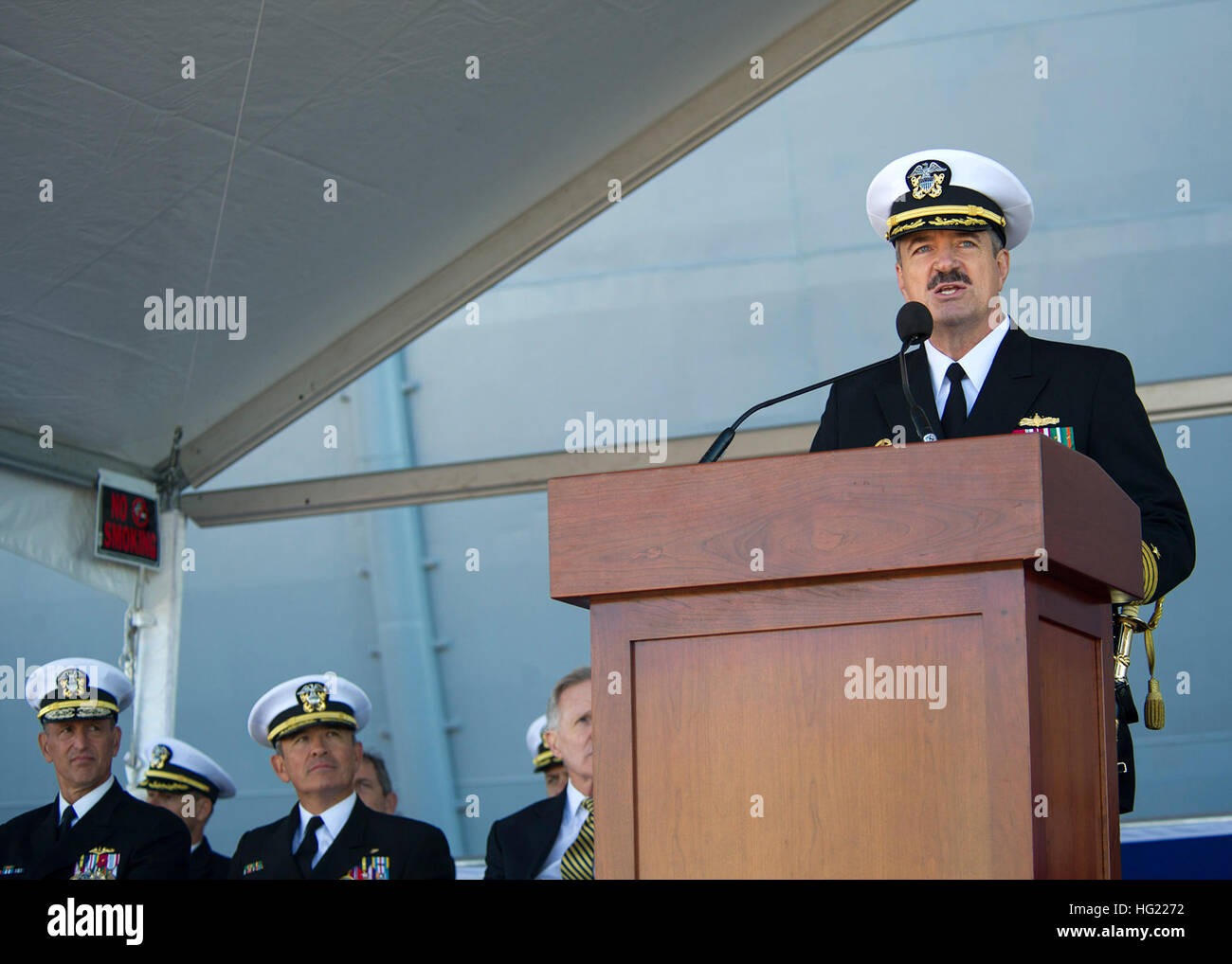 141011-N-FR671-505 SAN FRANCISCO (Oct. 11, 2014) – Capt. Robert A. Hall ...