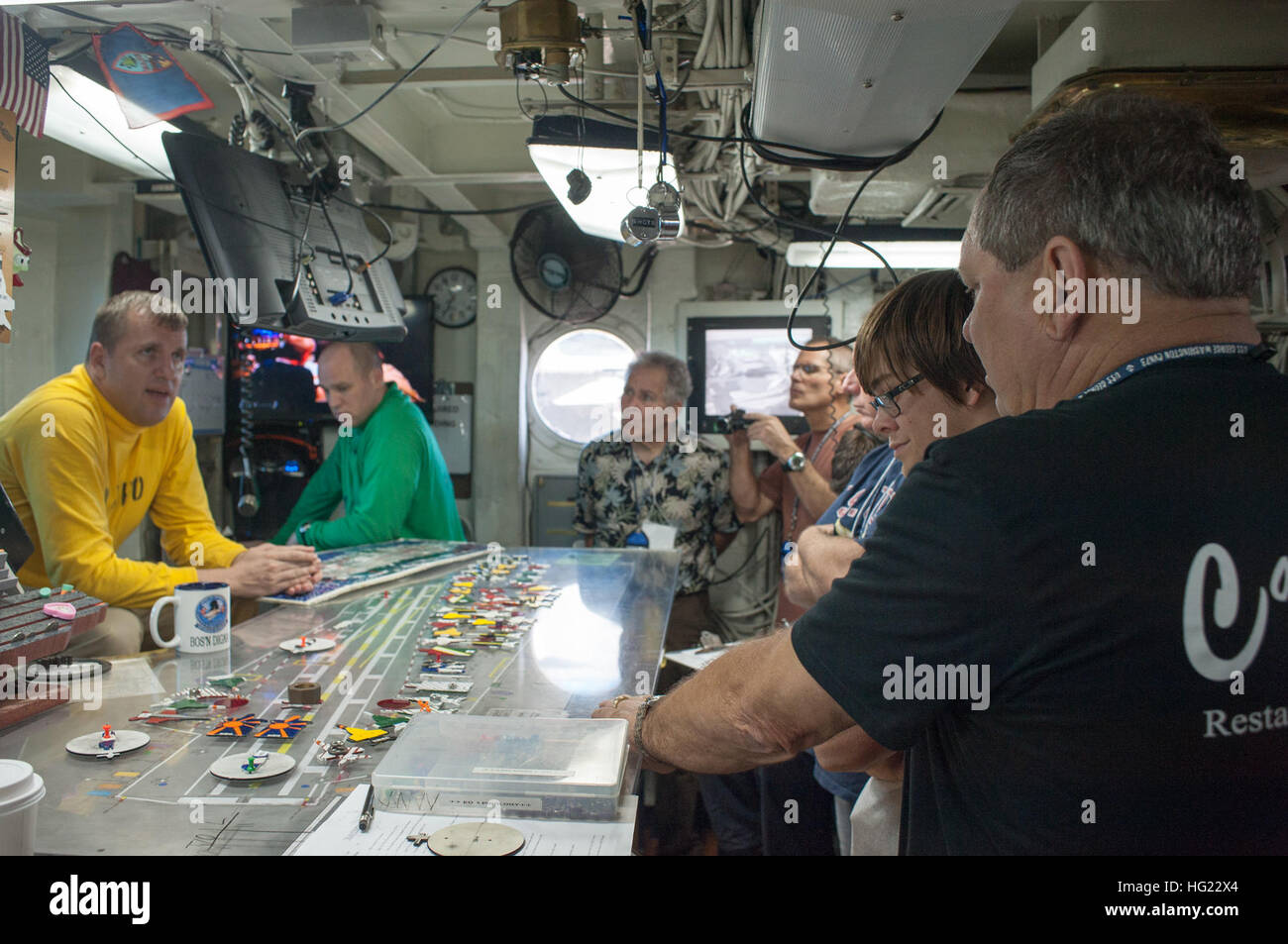 Lt. James Dignan, Night Aircraft Handling Officer for the Nimitz-class ...