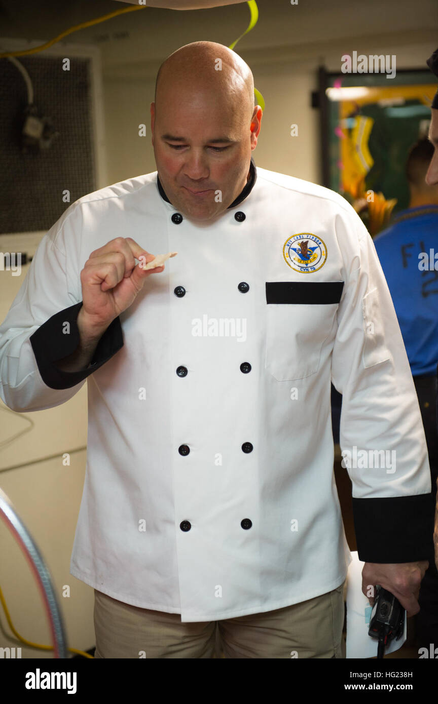 Capt. Walt Slaughter, executive officer of the Nimitz-class aircraft ...