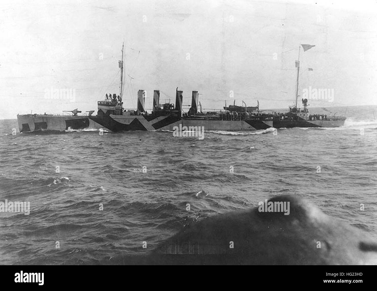 USS Craven (DD-70) underway in November 1918 Stock Photo - Alamy