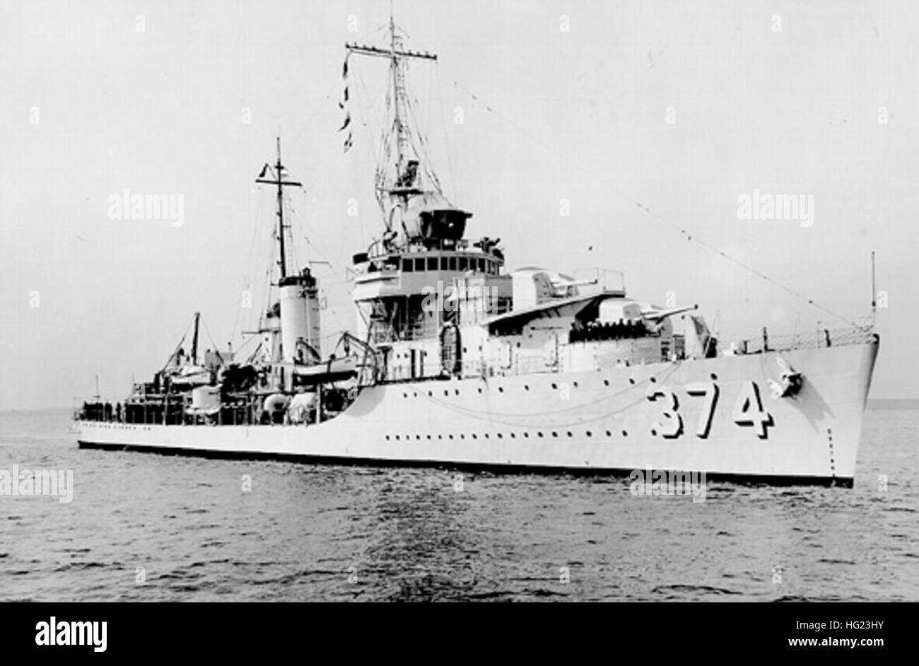 USS Tucker (DD-374) before World War II Stock Photo - Alamy