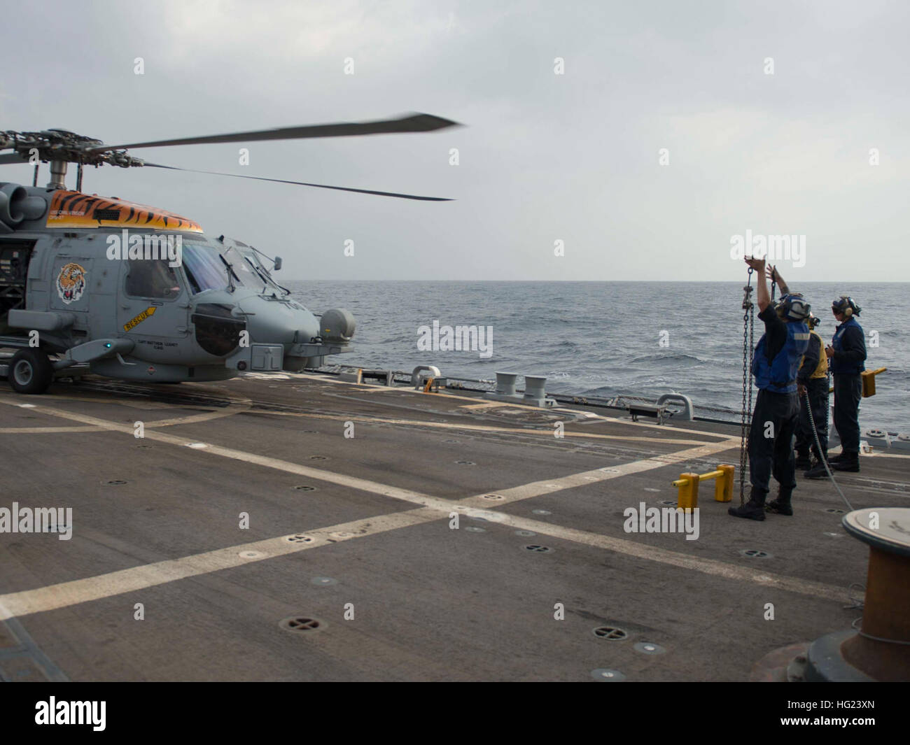 An MH-60R Seahawk helicopter, from the Battle Cats of Helicopter ...
