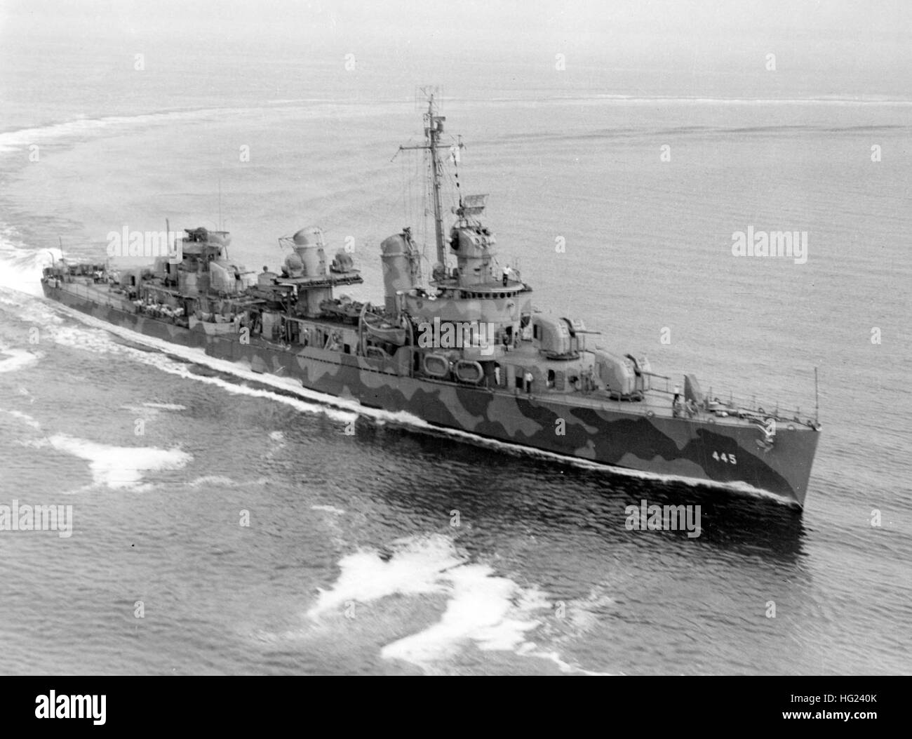 Uss dd 445 fletcher 1942 hi-res stock photography and images - Alamy