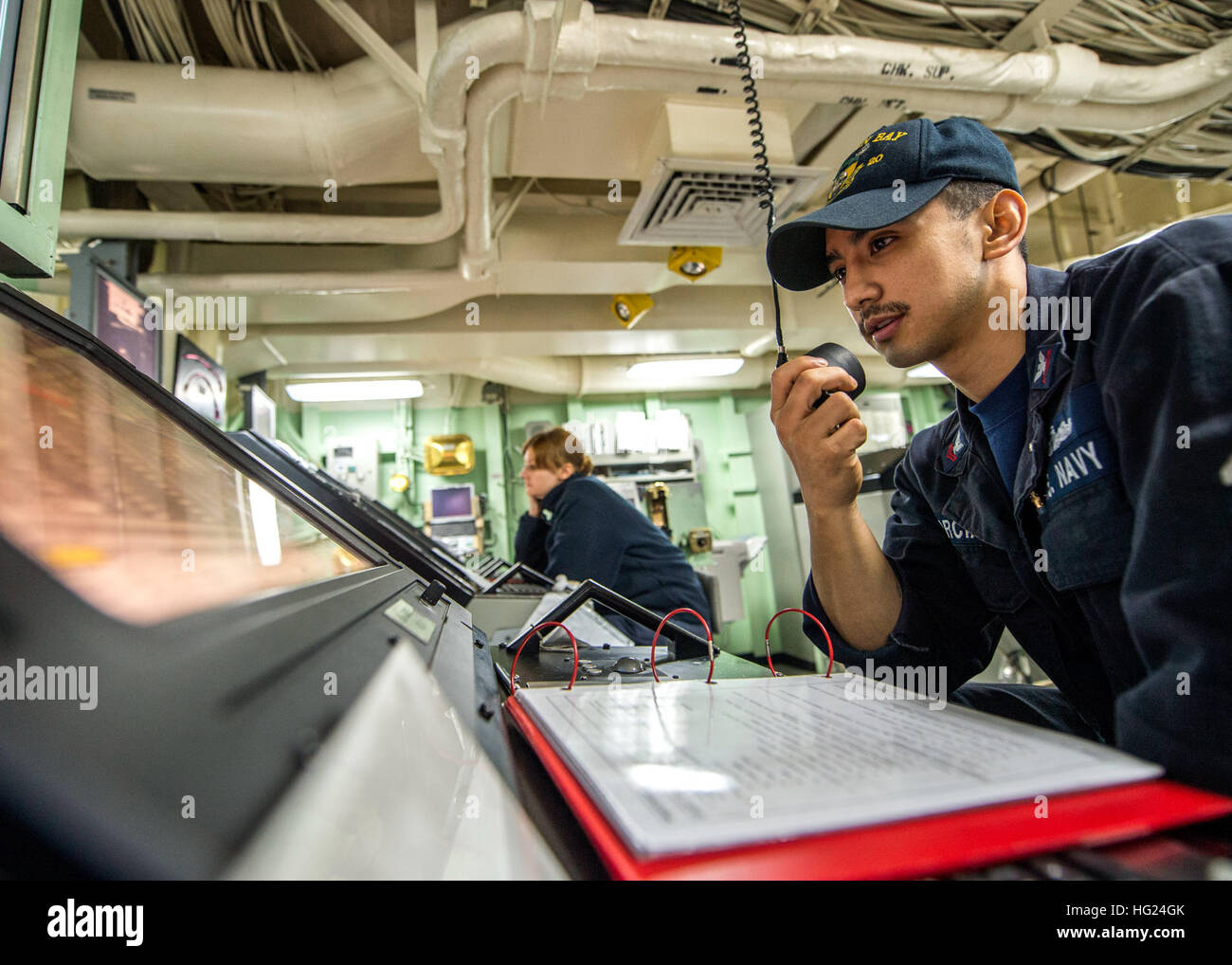 Central control station aboard hi-res stock photography and images - Alamy