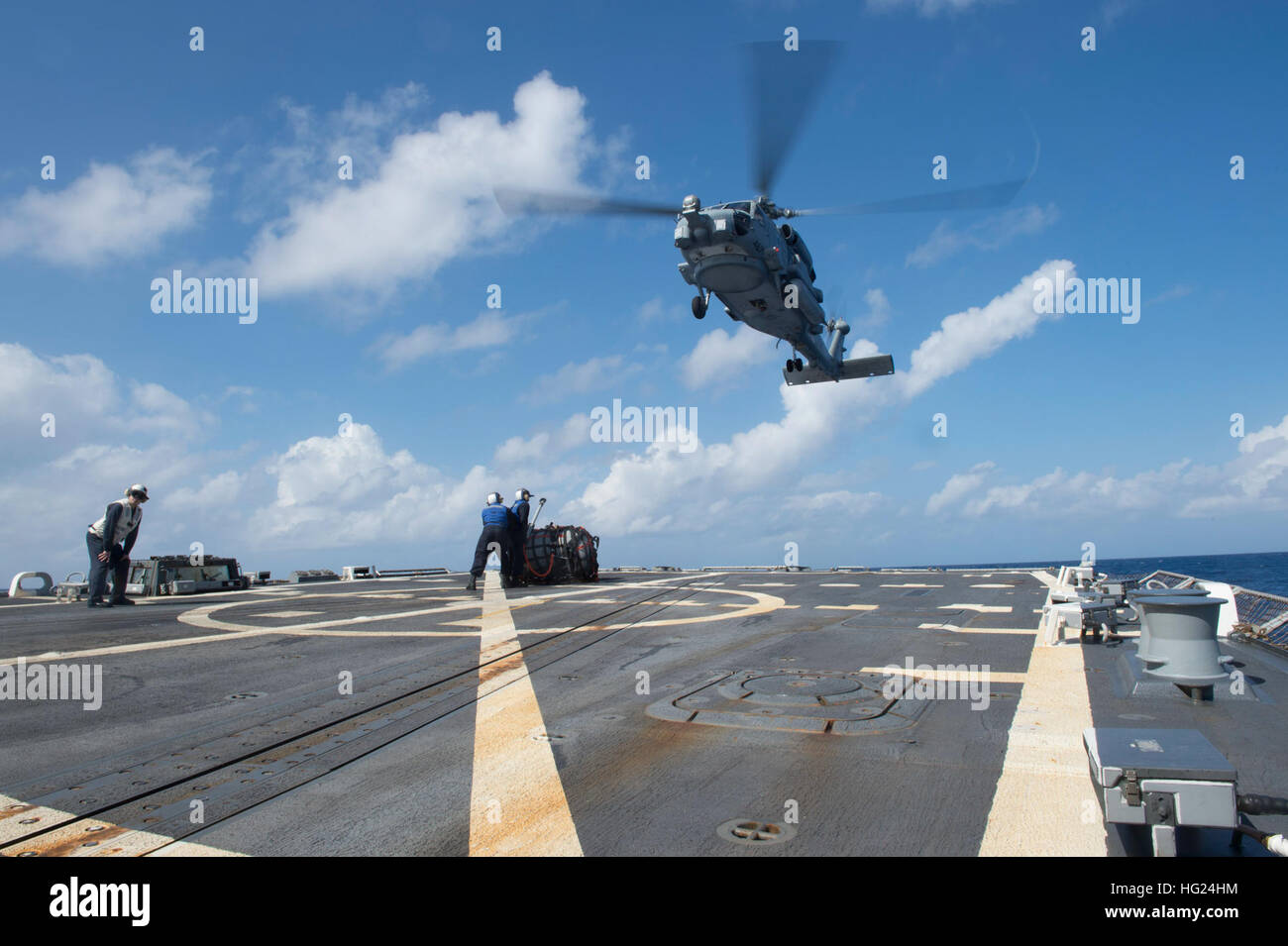 150218-N-ZE250-037 CARIBBEAN SEA - (Feb.18, 2015) -Quartermaster Seaman ...