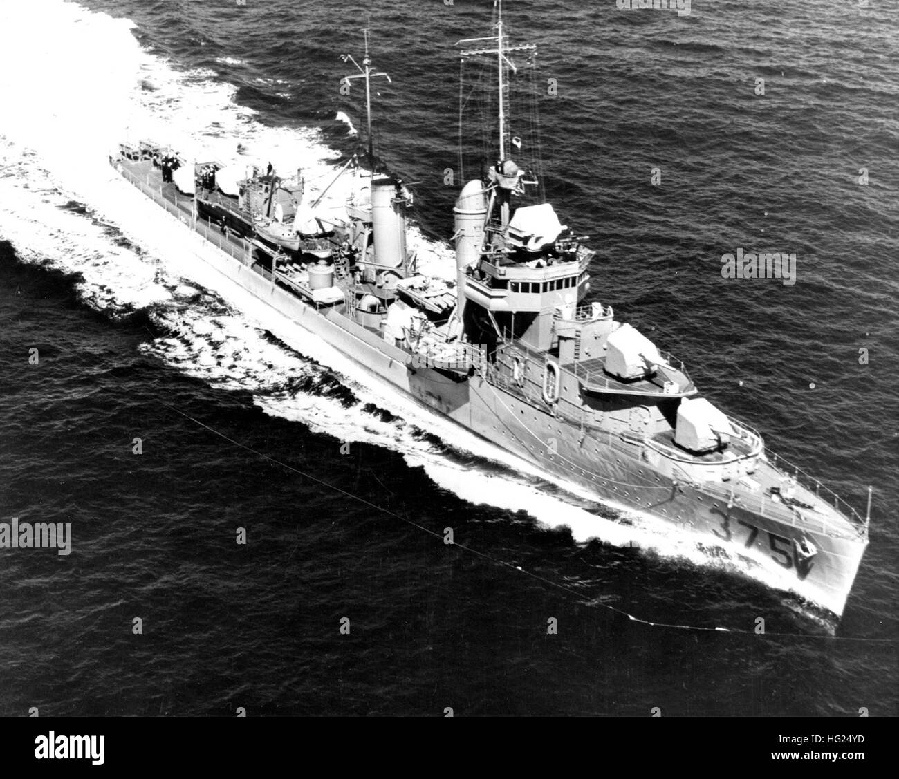 Uss Downes DD-375 Stock Photo - Alamy