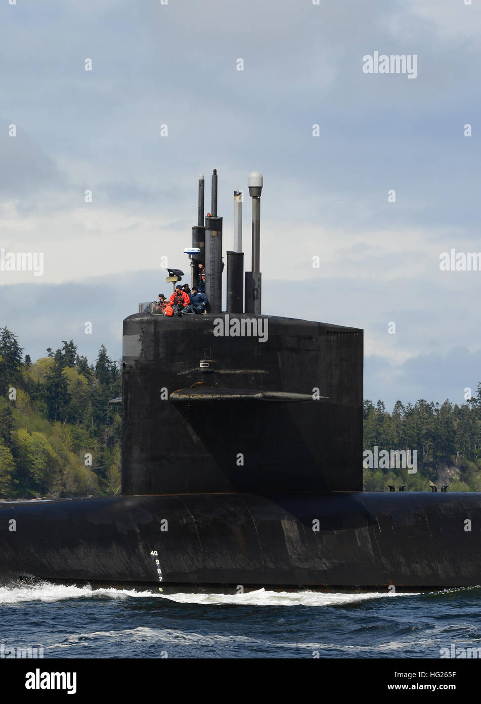 Ballistic missile submarine uss pennsylvania ssbn 735 hi-res stock ...