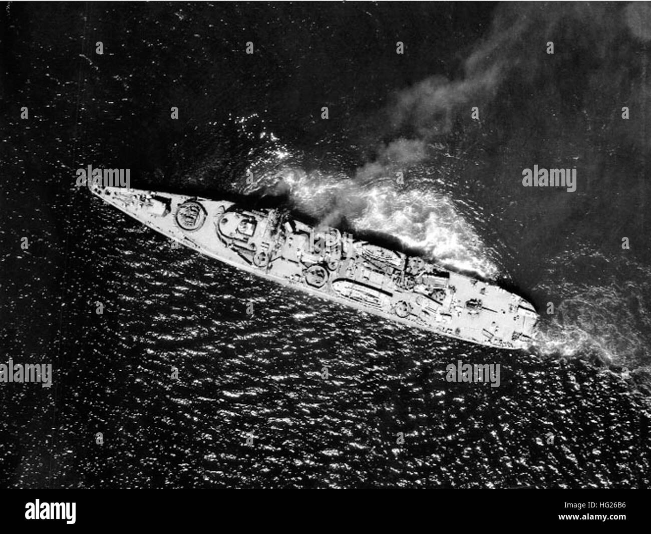 USS Chincoteague (AVP-24) photographed in mid-1945 following a West ...