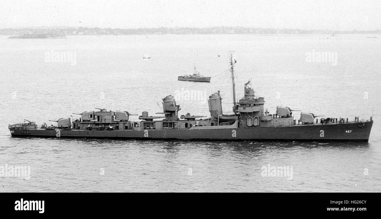 USS Strong (DD-467) in 1942 Stock Photo - Alamy