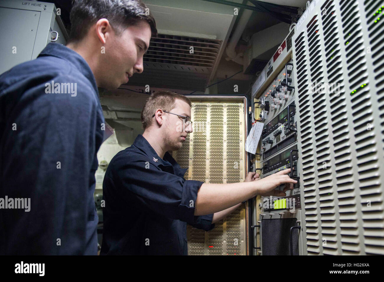 150501-N-VC236-021 STRAIT OF HORMUZ (May 1, 2015) - Information Systems ...