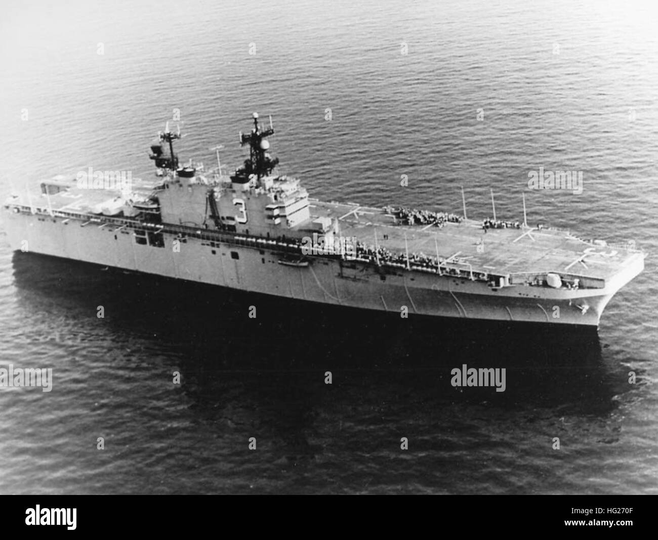USS Belleau Wood (LHA-3) at sea 1978 Stock Photo - Alamy