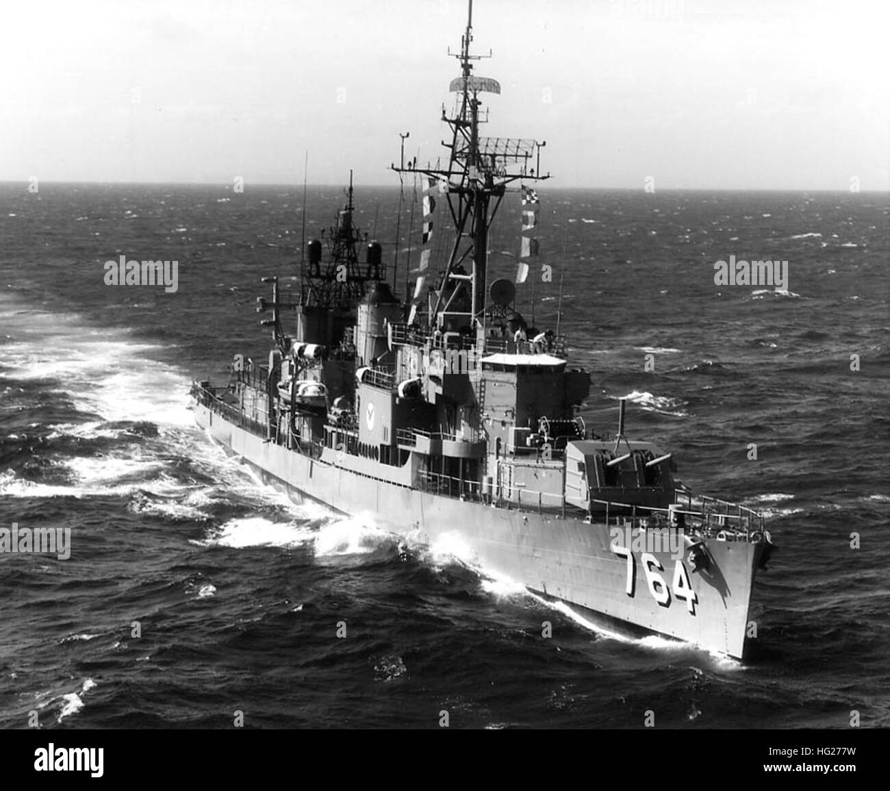 (DD-764) Underway off the coast of Oahu, Hawaii, 27 April 1970 ...