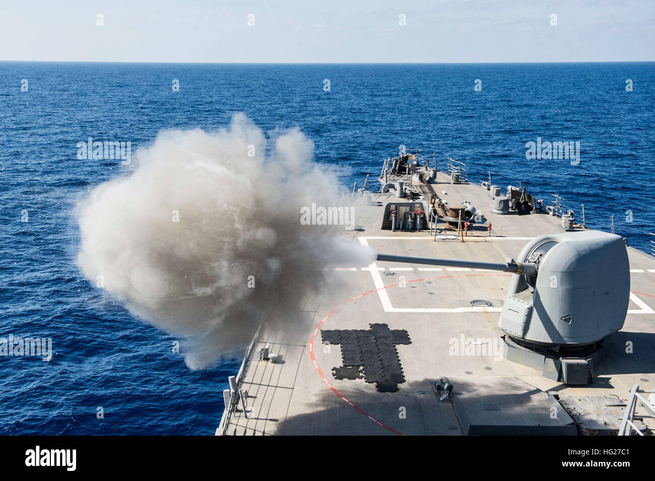 MEDITERRANEAN SEA (May 15, 2015) The guided-missile destroyer USS ...