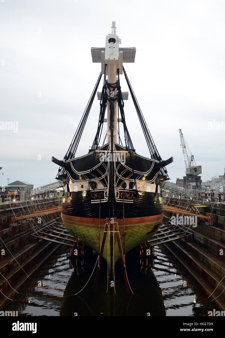 150519-N-SU274-003 CHARLESTOWN, Mass. (May 19, 2015) The entire hull of ...