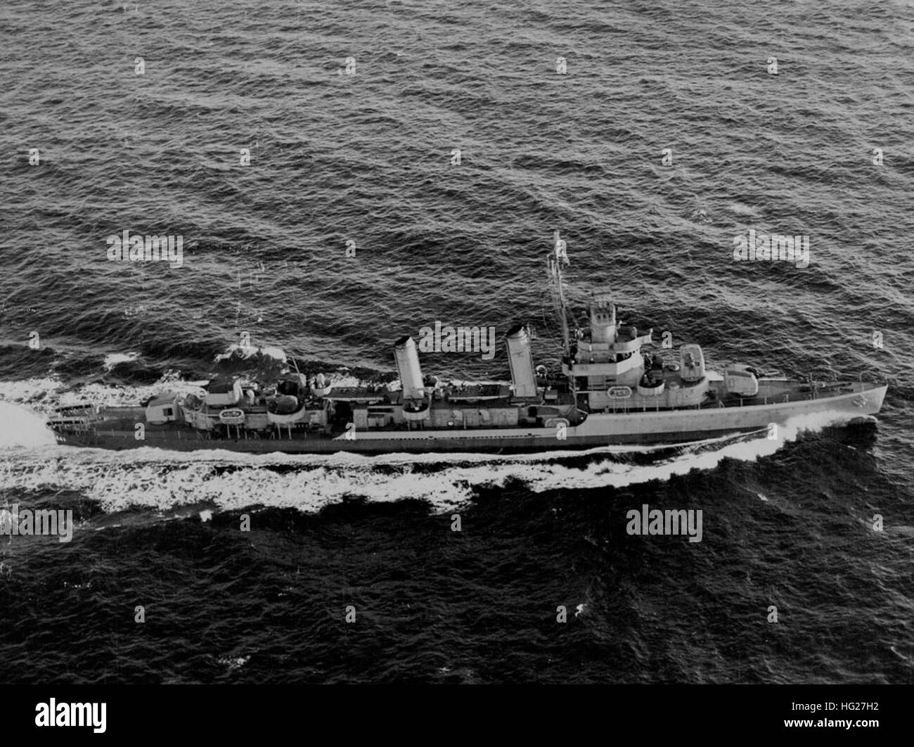 USS Wilkes (DD-441) underway in May 1943 Stock Photo - Alamy