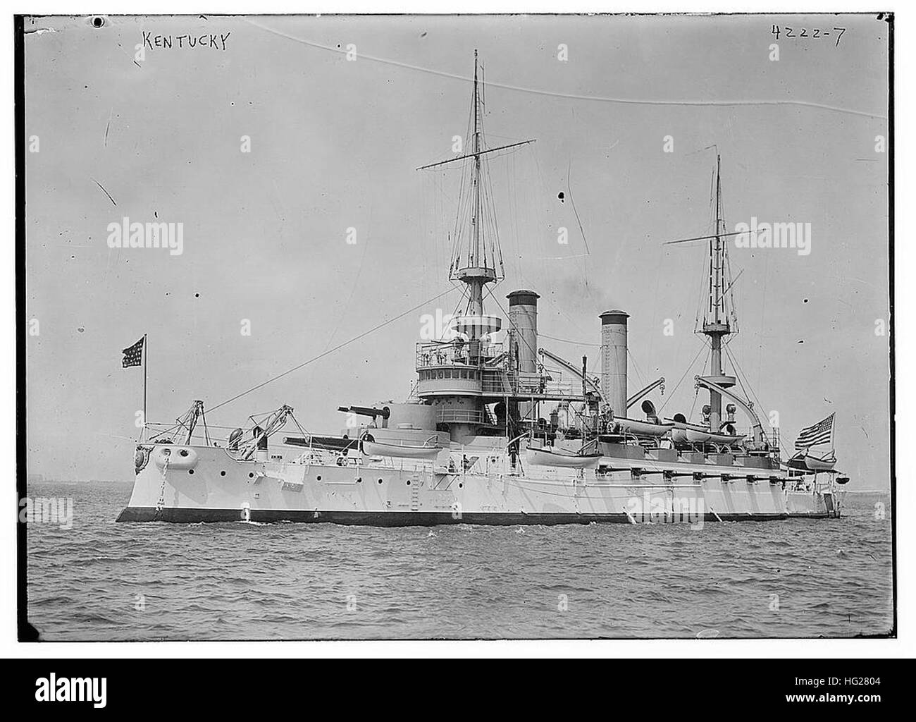 Uss kentucky bb-6 Stock Photo - Alamy