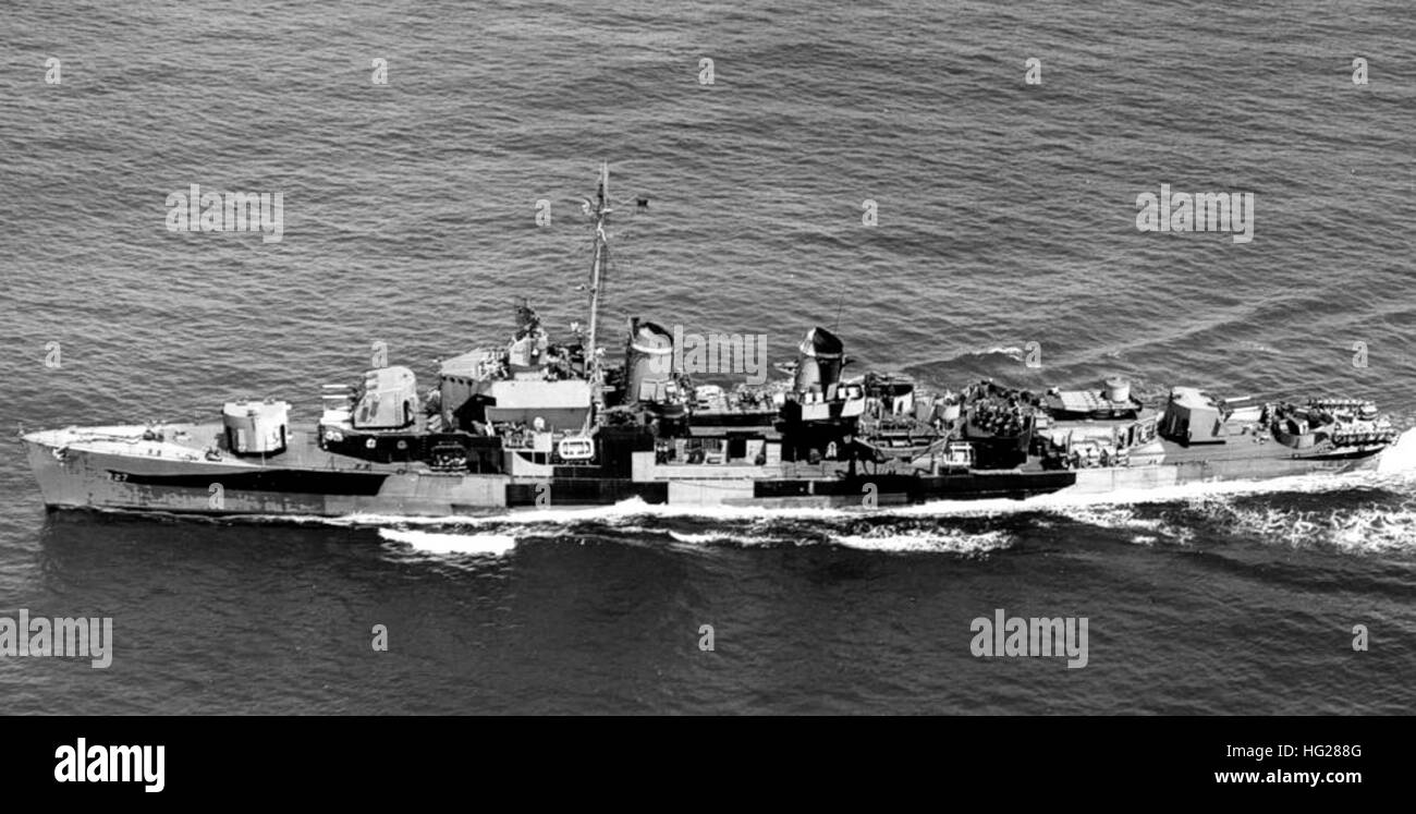 USS De Haven (DD-727) underway on 14 May 1944 Stock Photo - Alamy