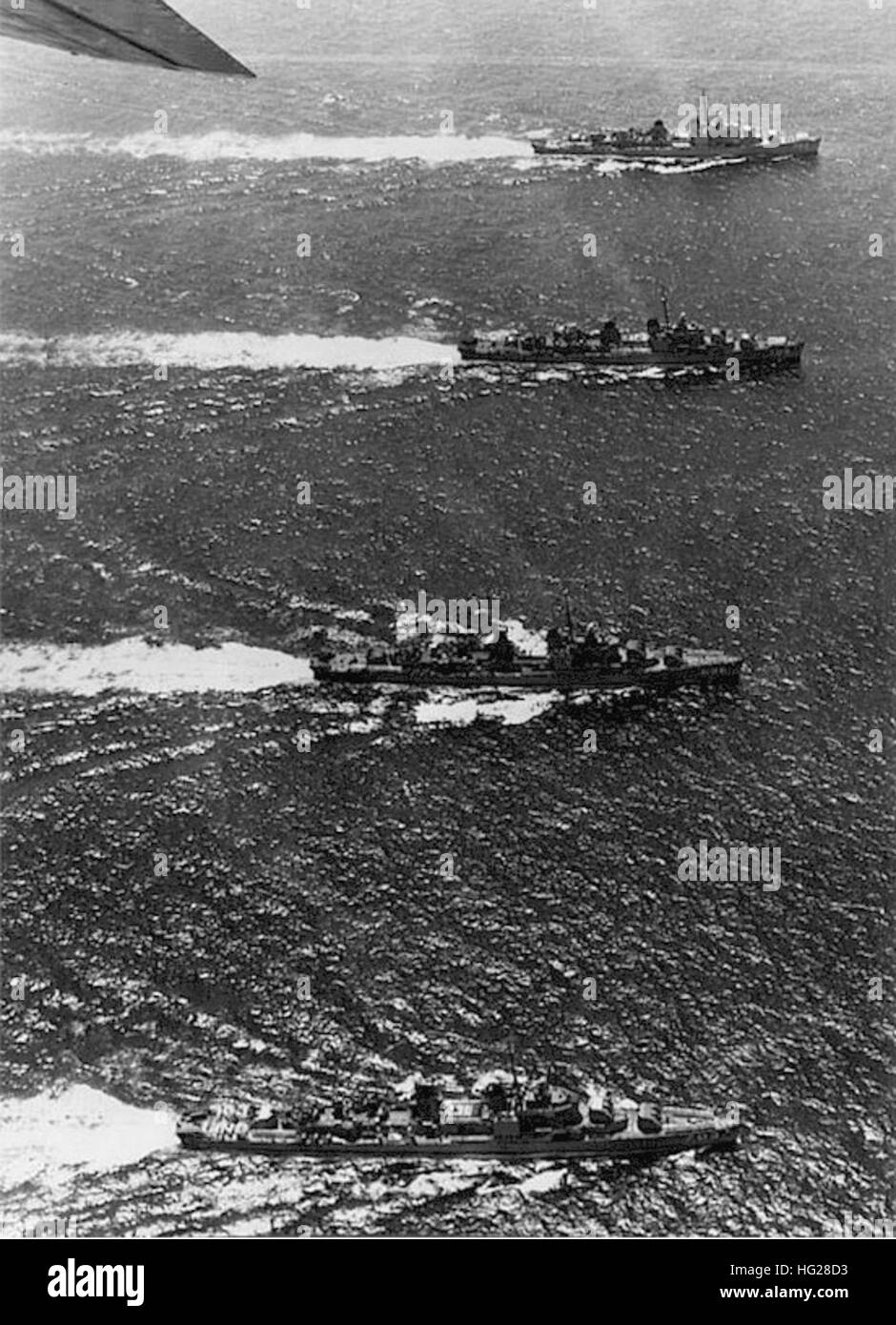 US Navy Destroyer Division 61 returning to Norfolk from Korea in 1951 ...