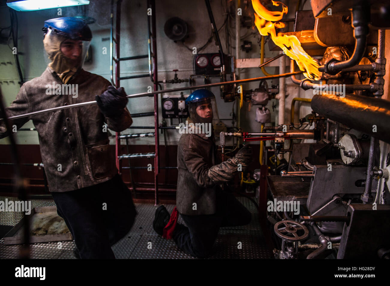Military boiler room hi-res stock photography and images - Alamy