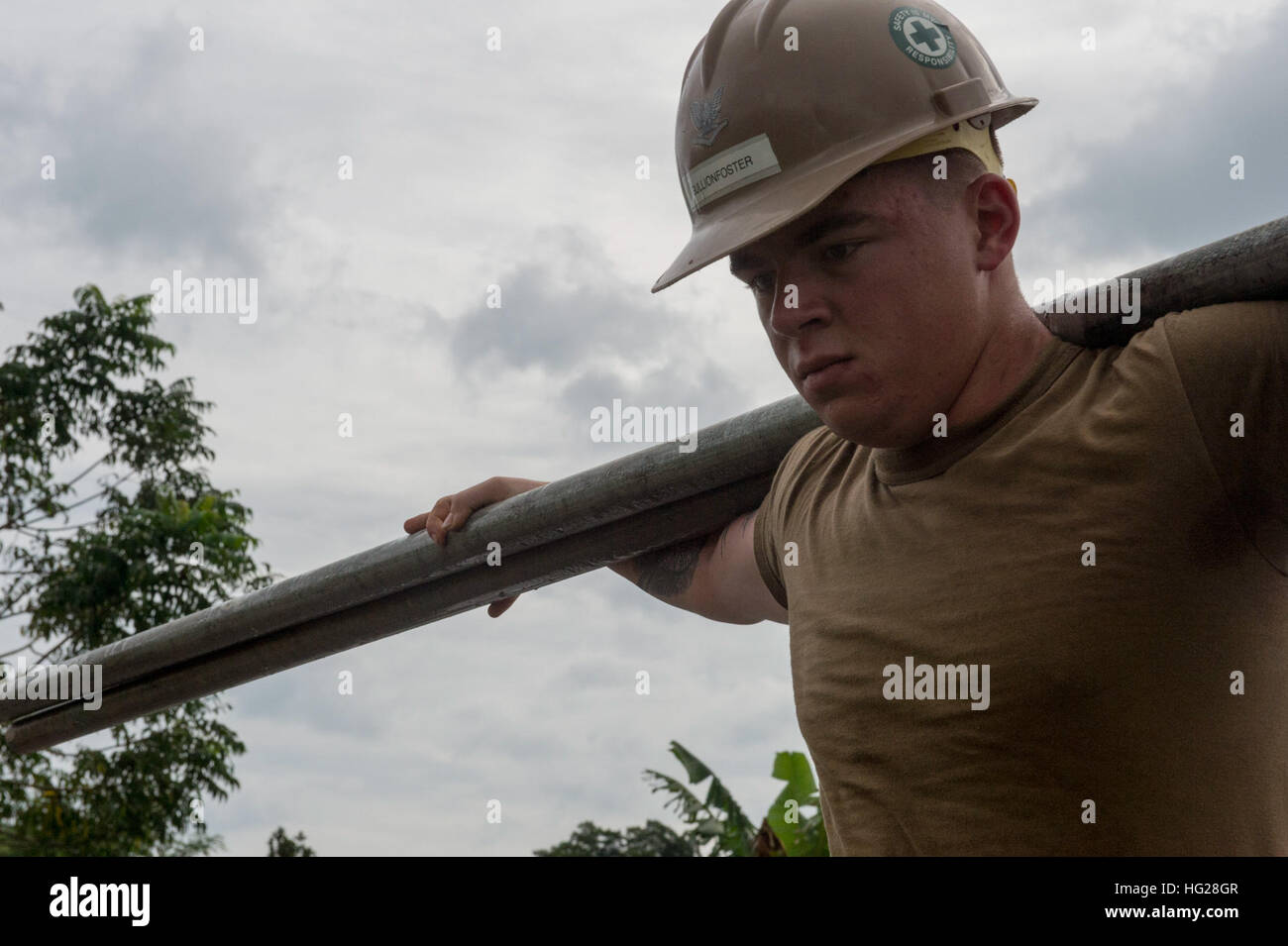 U.S. Navy Seabees, Air Force RED HORSE engineers, and Australian Army ...