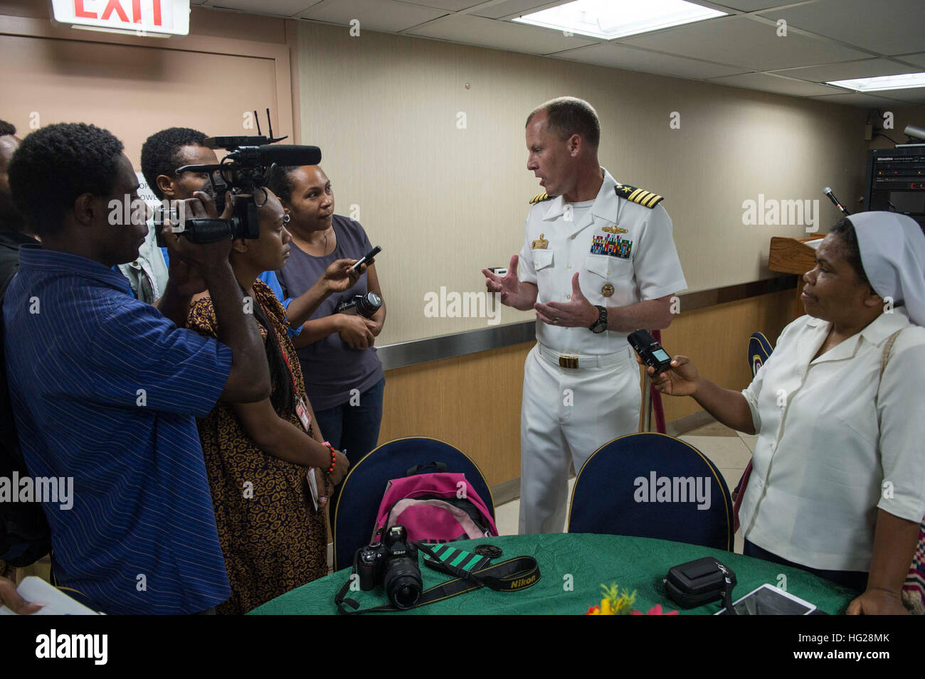 RABAUL, Papua New Guinea (July 6, 2015) Capt. Christopher Engdahl, the ...