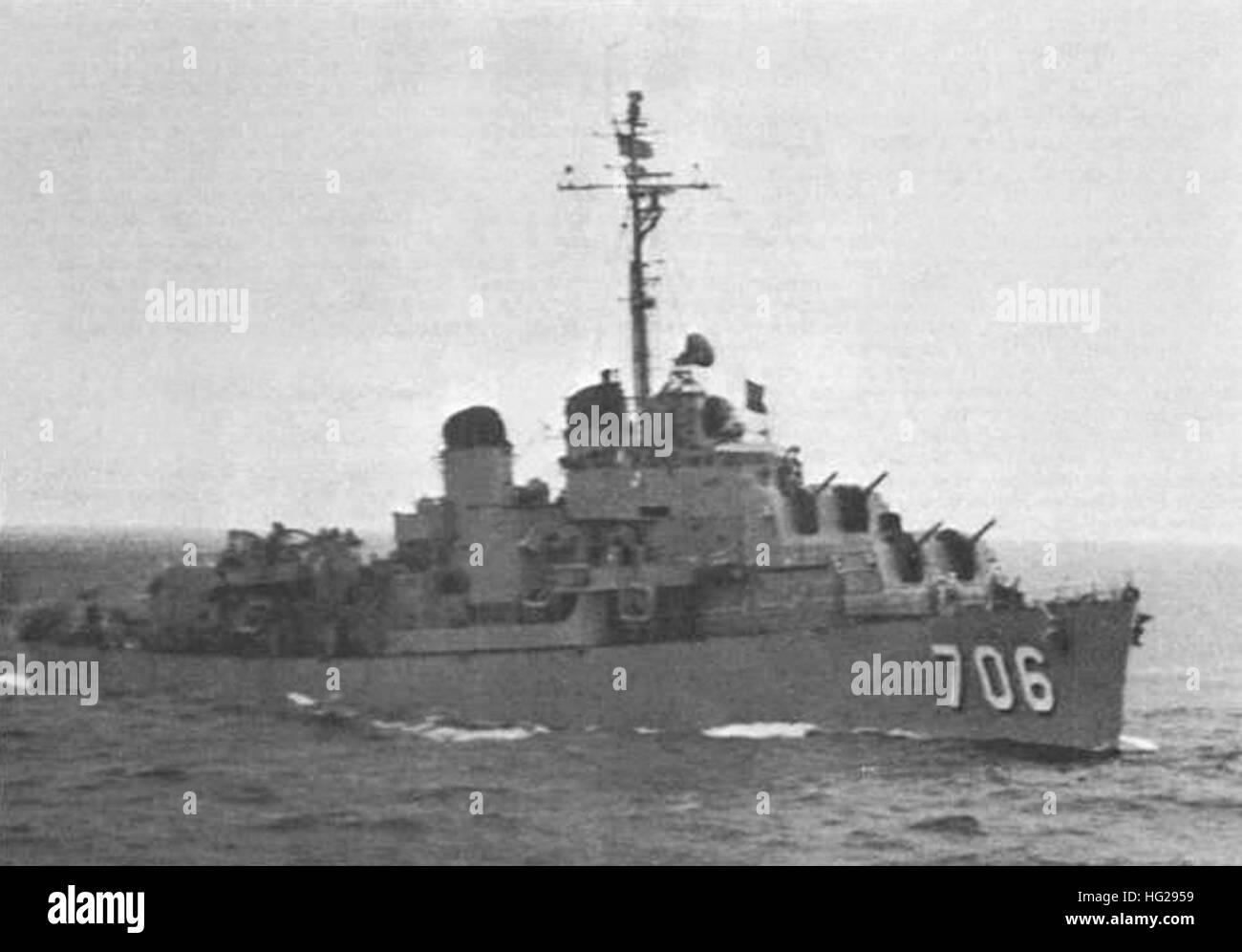 Uss gainard dd-706 Stock Photo - Alamy