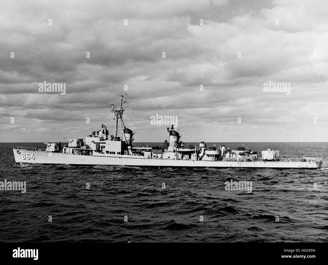USS Harold J. Ellison (DD-864) photographed in May 1958. USS Harold J ...