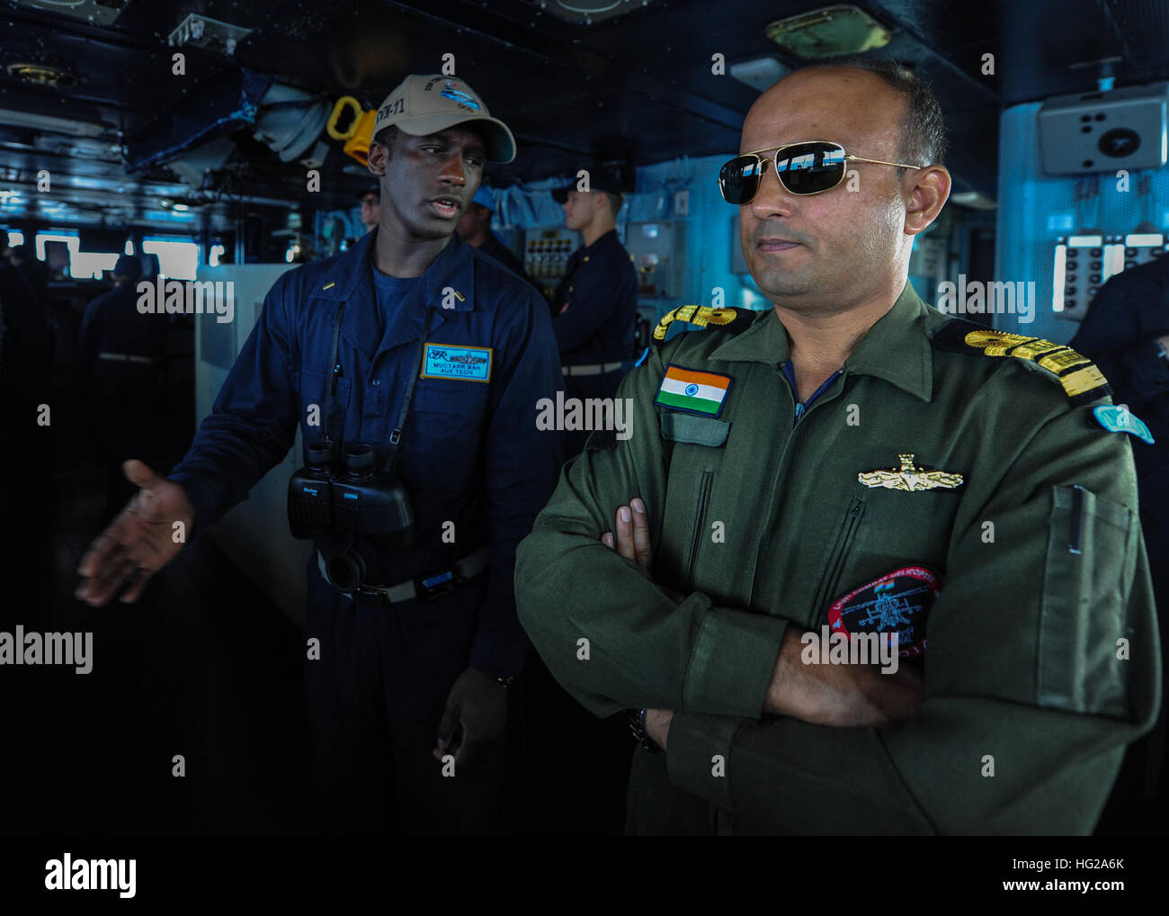 151018-N-PG340-087 INDIAN OCEAN (Oct. 18, 2015) Ensign Muctarr Bah ...