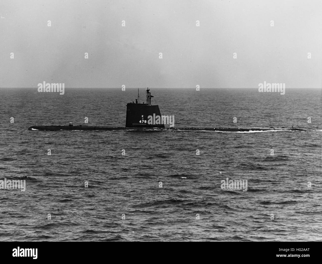 USS Cutlass (SS-478) underway on 9 May 1962 Stock Photo - Alamy
