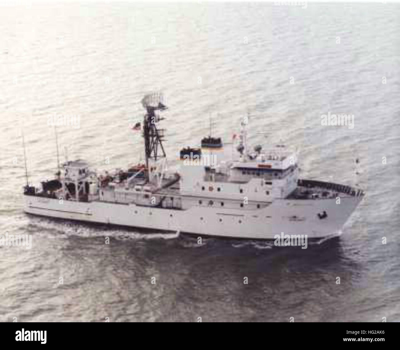 USNS Stalwart, an ocean surveillance ship, conducts maritime operations ...