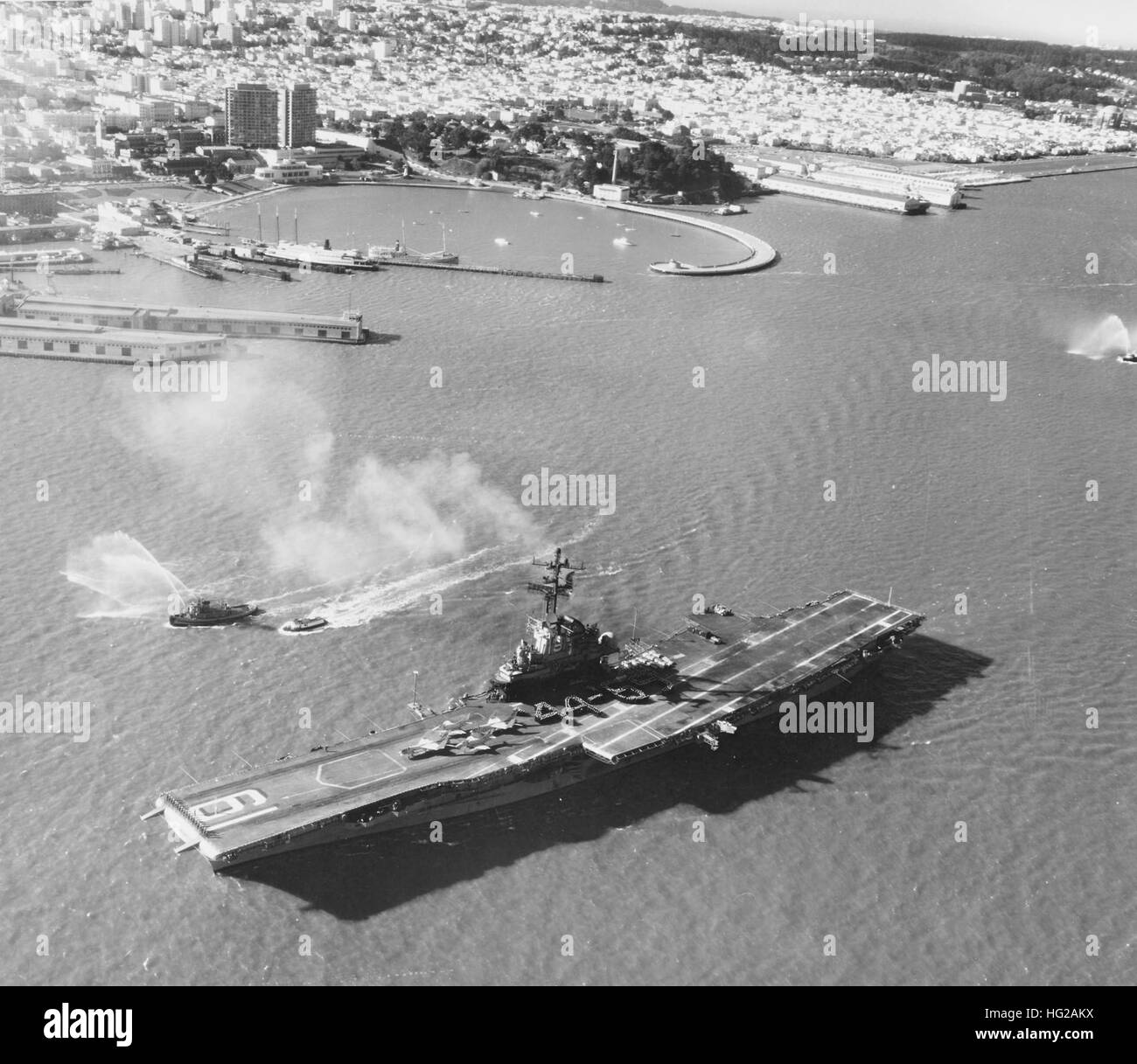 Uss hancock Black and White Stock Photos & Images - Alamy
