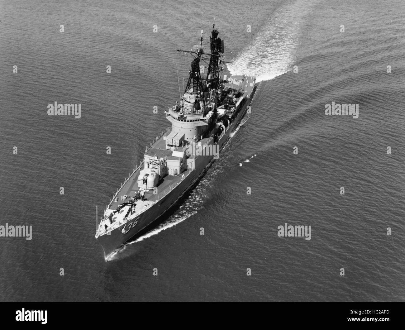 USS John S. McCain (DDG-36) underway on 30 September 1969 Stock Photo ...