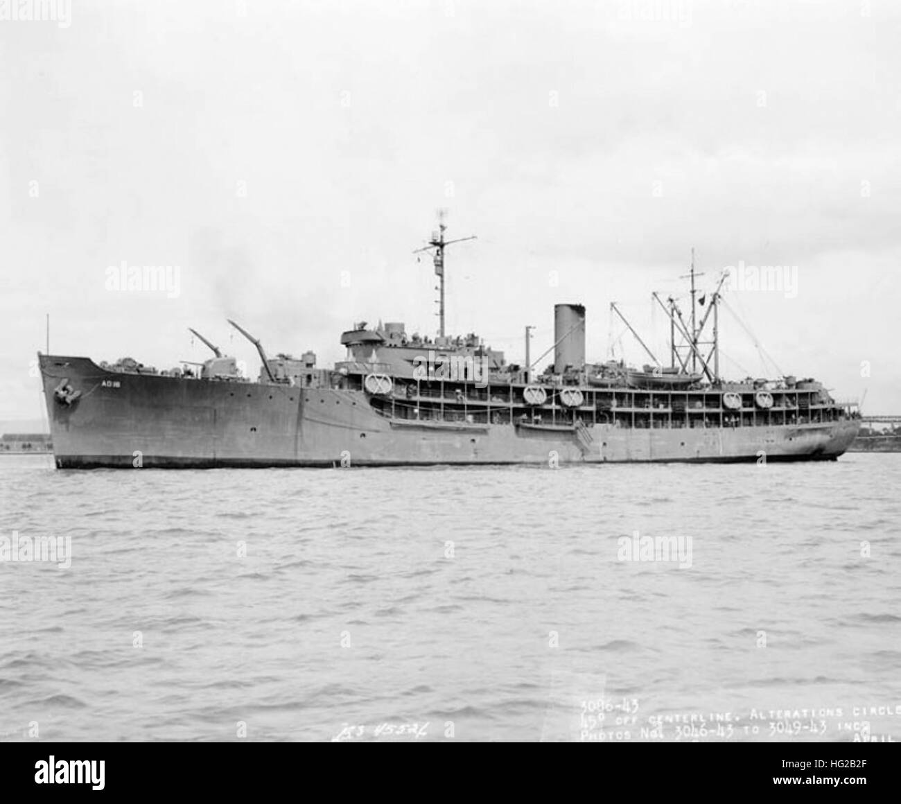 USS Cascade (AD-16) 09031606 Stock Photo - Alamy