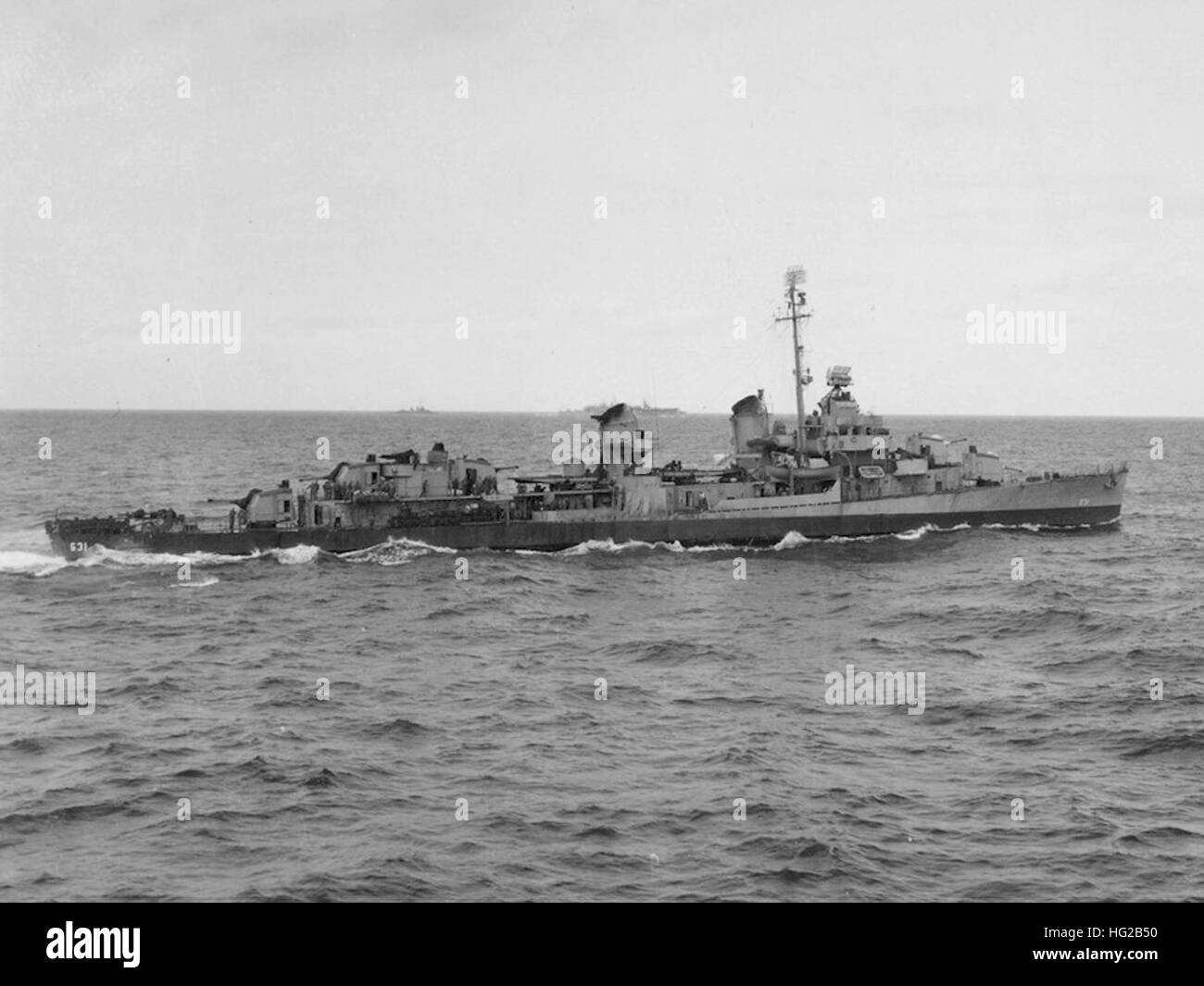 USS Erben (DD-631) underway in September 1945 Stock Photo - Alamy