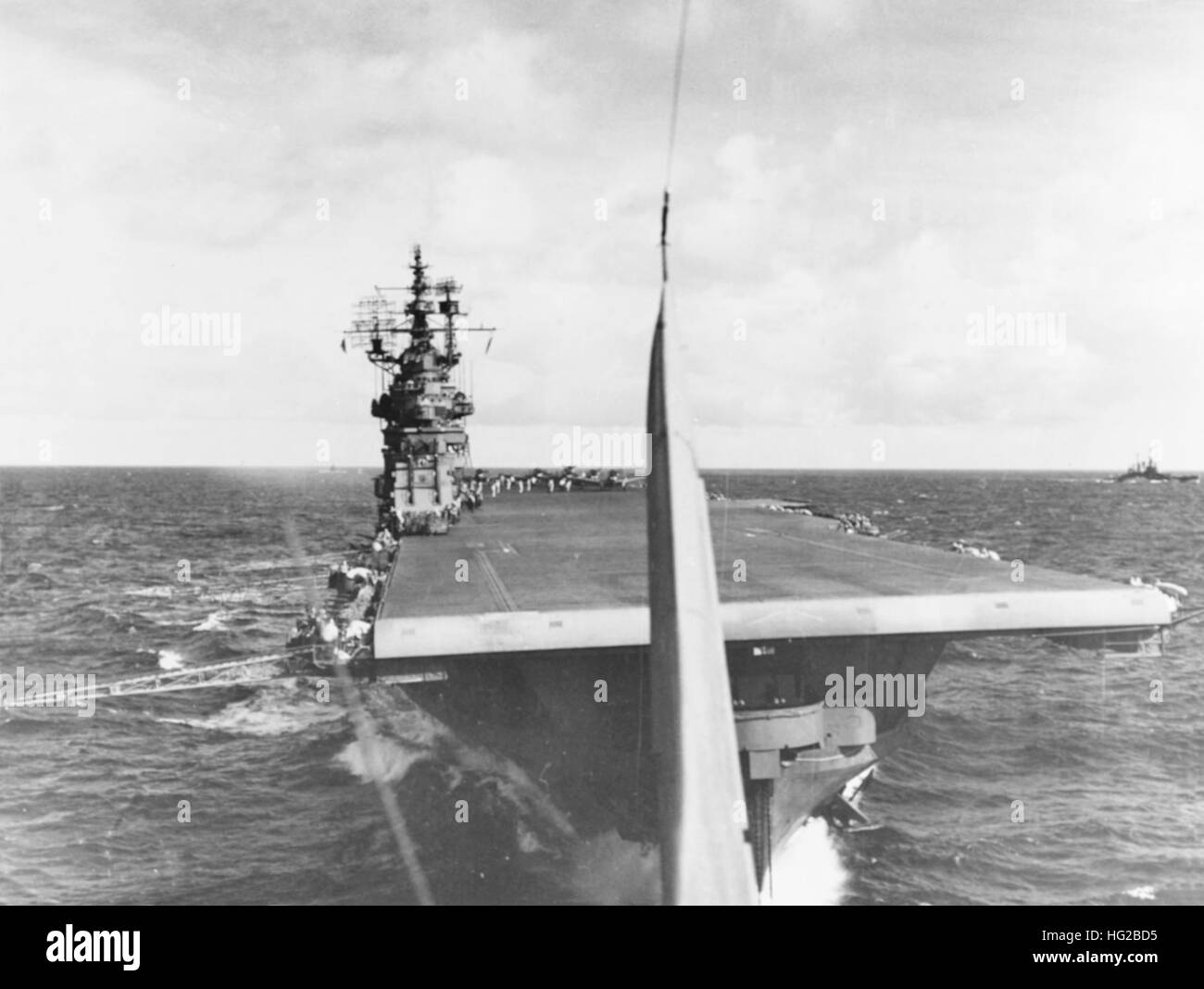 USS Lexington (CV-16) underway on 13 June 1944 Stock Photo - Alamy