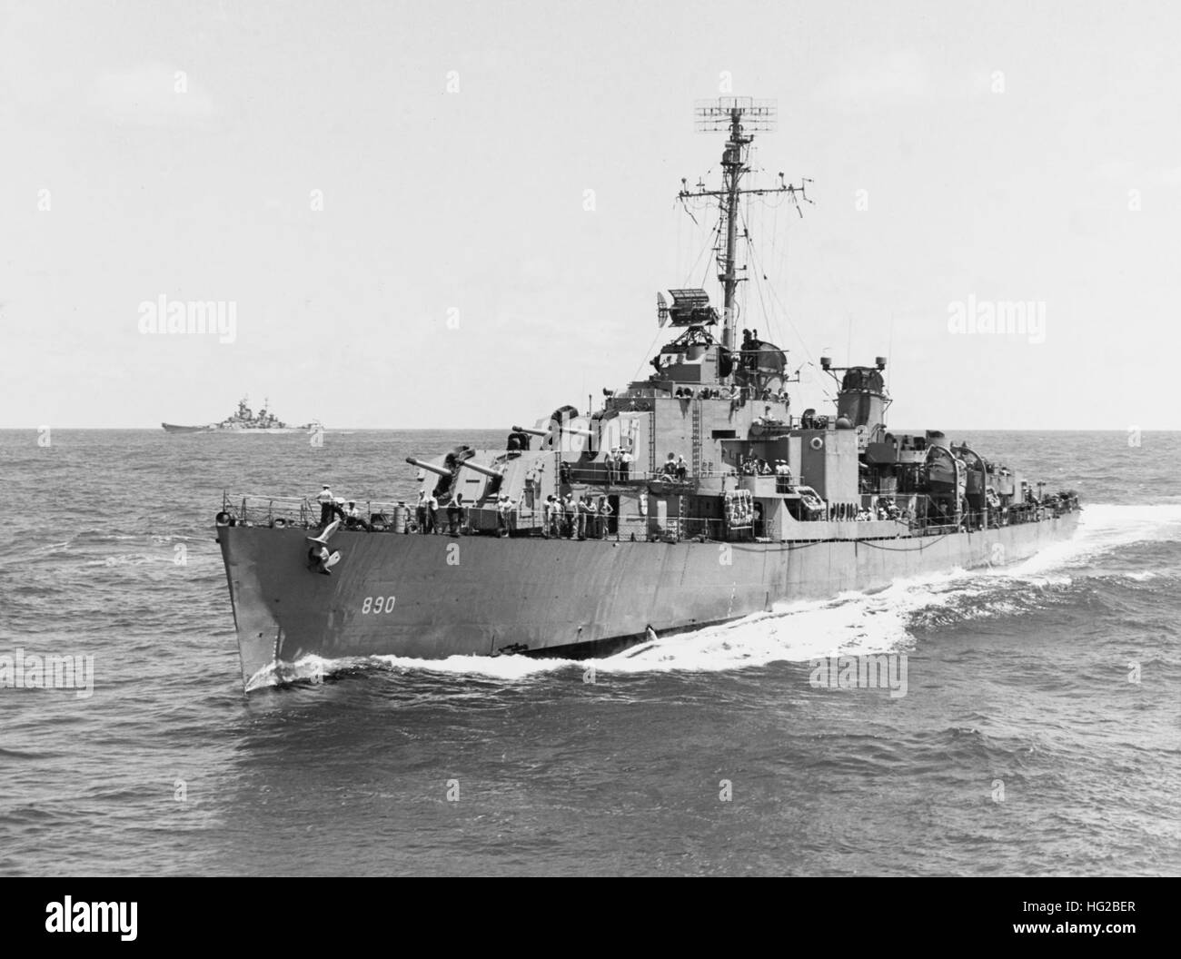 USS Meredith (DD-890) at sea c1946 Stock Photo - Alamy